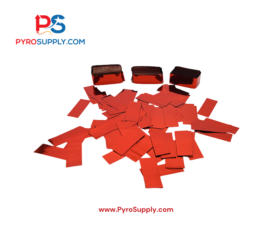 Red Metallic Mylar Confetti (2lbs 4oz)