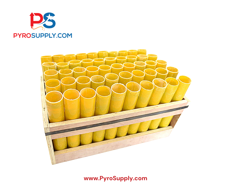 1.91" Fiberglass Mortar Tube Rack of 50