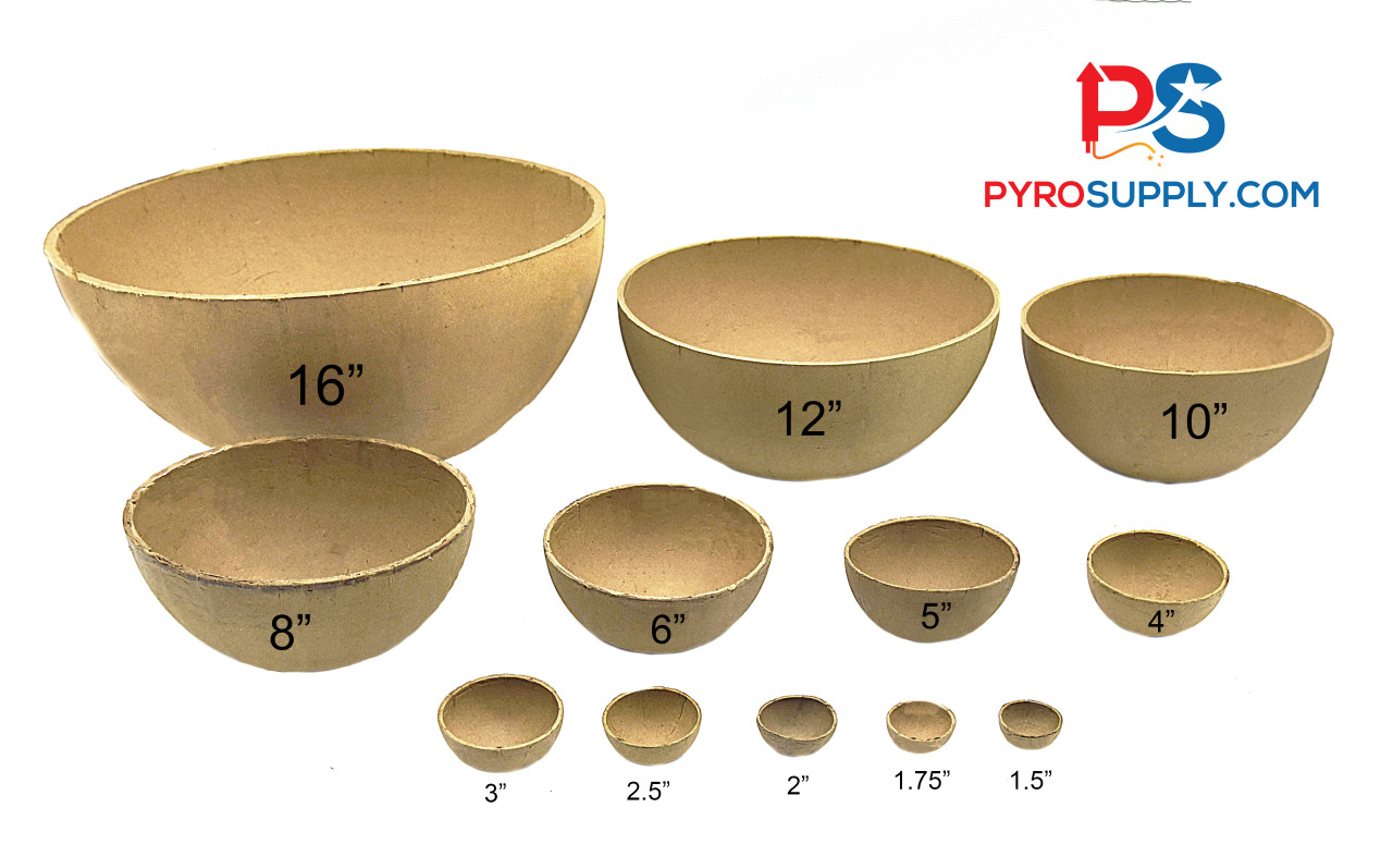 1.5" Professional Display Paper Ball Shell Casing