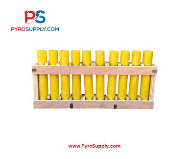 2.5" Fiberglass Mortar Tube Rack of 10