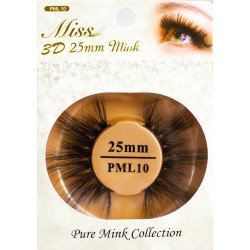 Miss 3D 25mm Mink Lash - PML10 - Trendsetters Beauty Supply