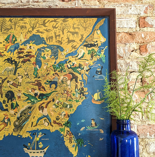 Original "Un" American Folklore Map - Opera House Co.