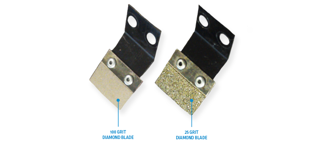 Diamabrush 17" Concrete Prep Tool - 100 Grit Prep Diamond Blades