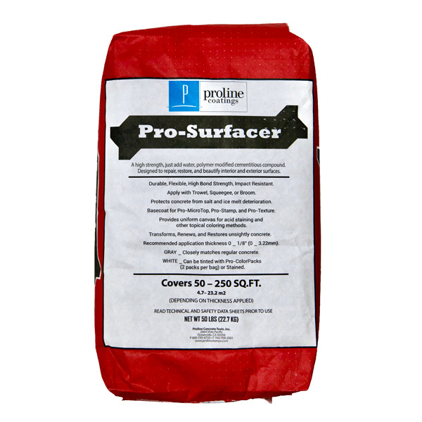 Proline Coatings Pro-Surfacer Compound - Decorative Concrete Resurfacer