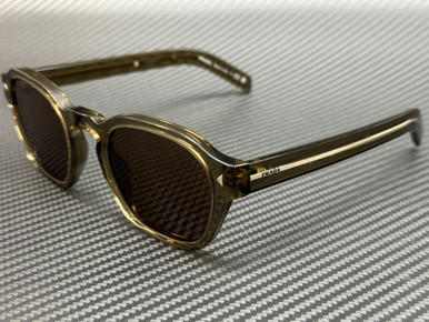 PRADA PR A16S 18T70F Transparent Terra Brown Men's 52 mm Sunglasses