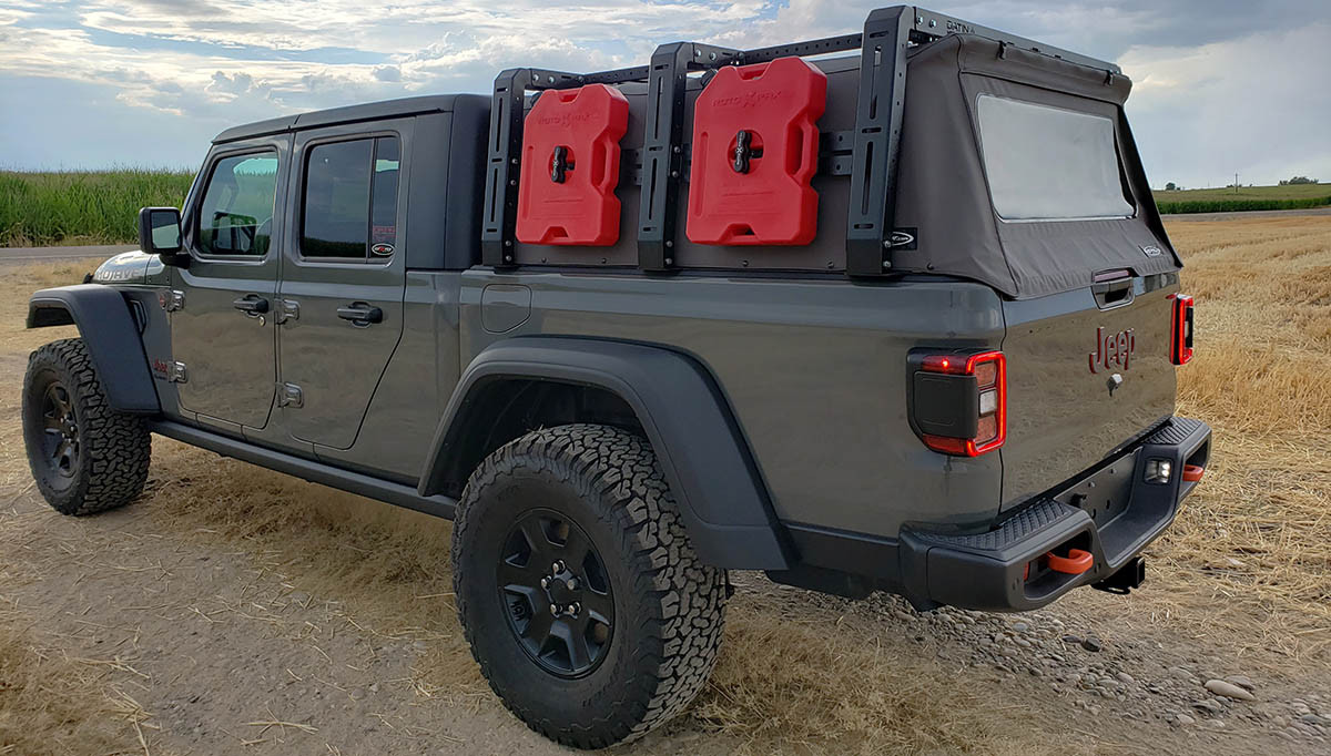 Jeep Gladiator Canvas Cage Bed Rack - Datin Metal Fabrication Inc.
