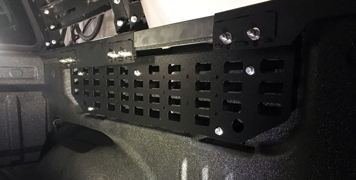 Chevy Colorado Bed Side Molle Panel - Datin Metal Fabrication Inc.