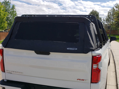 Chevy Silverado 1500 Canvas Cage Bed Rack - Datin Metal Fabrication Inc.