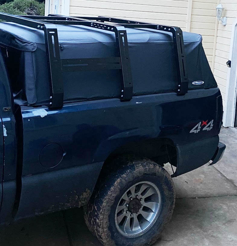 Chevy Silverado HD 2500 Canvas Cage Bed Rack 2001-2018 - Datin Metal ...