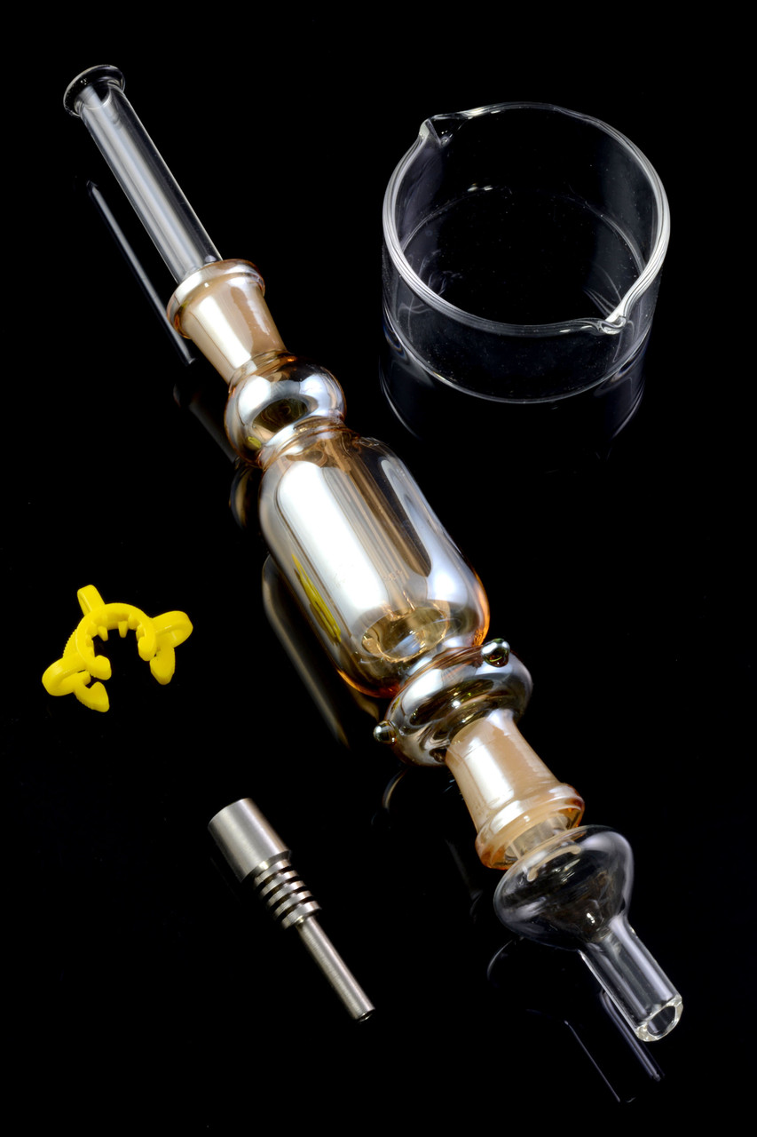 10mm Metallic Dab Straw Kit - B1162 | Dab Rigs Wholesale