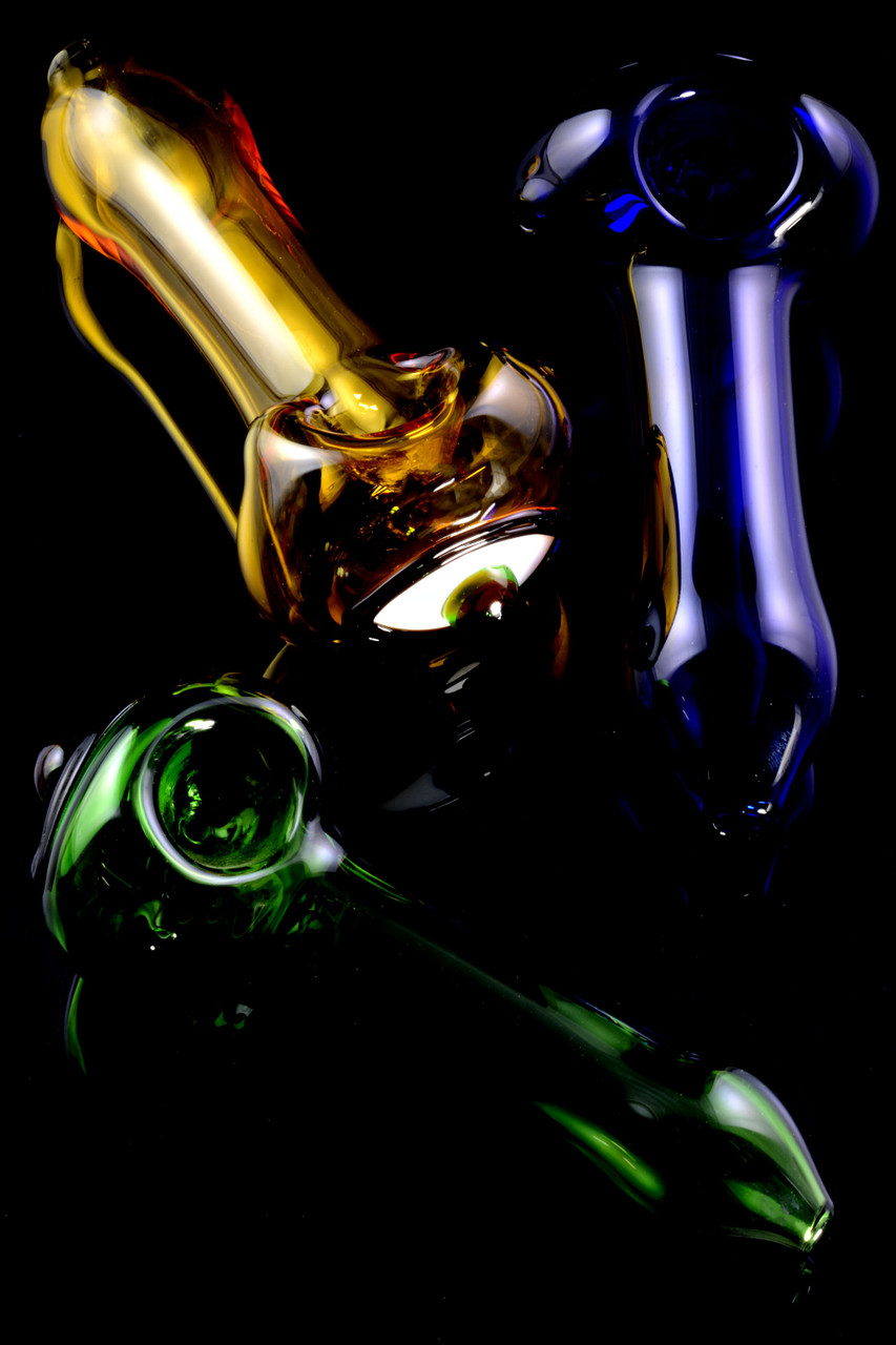 Colored Eyeball Glass Pipe - P2233 | Bulk Pipes