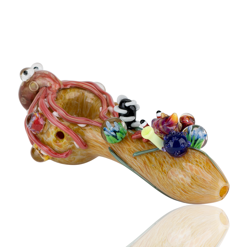 (US Made) Small Kraken Spoon Pipe - P2395 | Empire Glassworks Wholesale