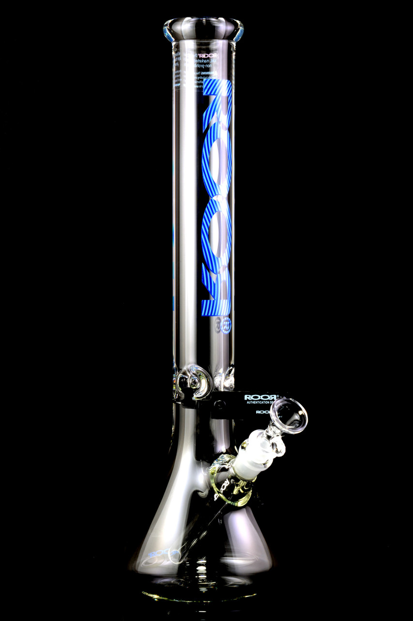 RooR 18" Glass on Glass 9mm Thick Beaker Water Pipe - WP2523 ...