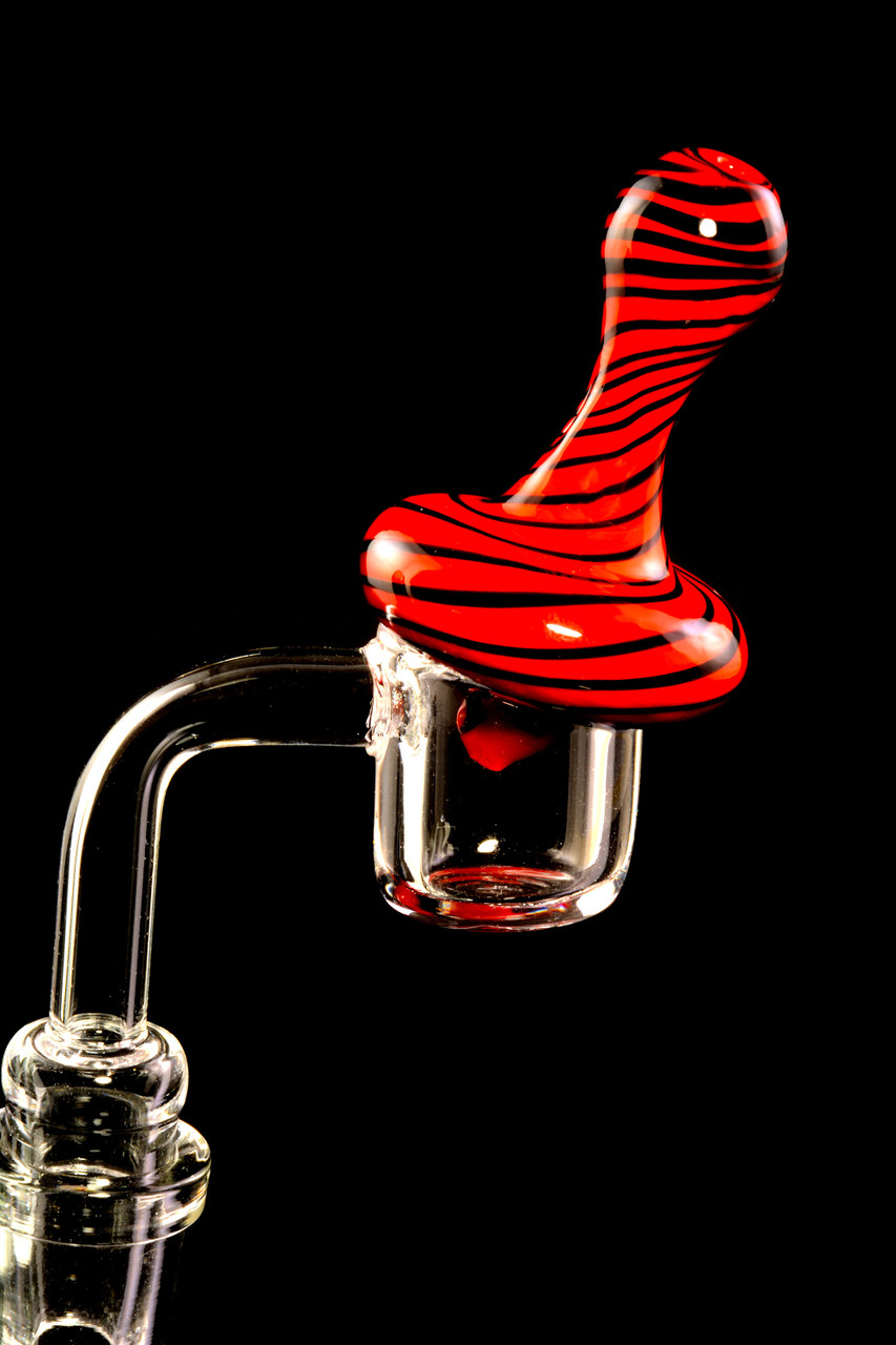Colorful Swirl Striped Glass Directional Carb Cap - BS751 | Bulk ...