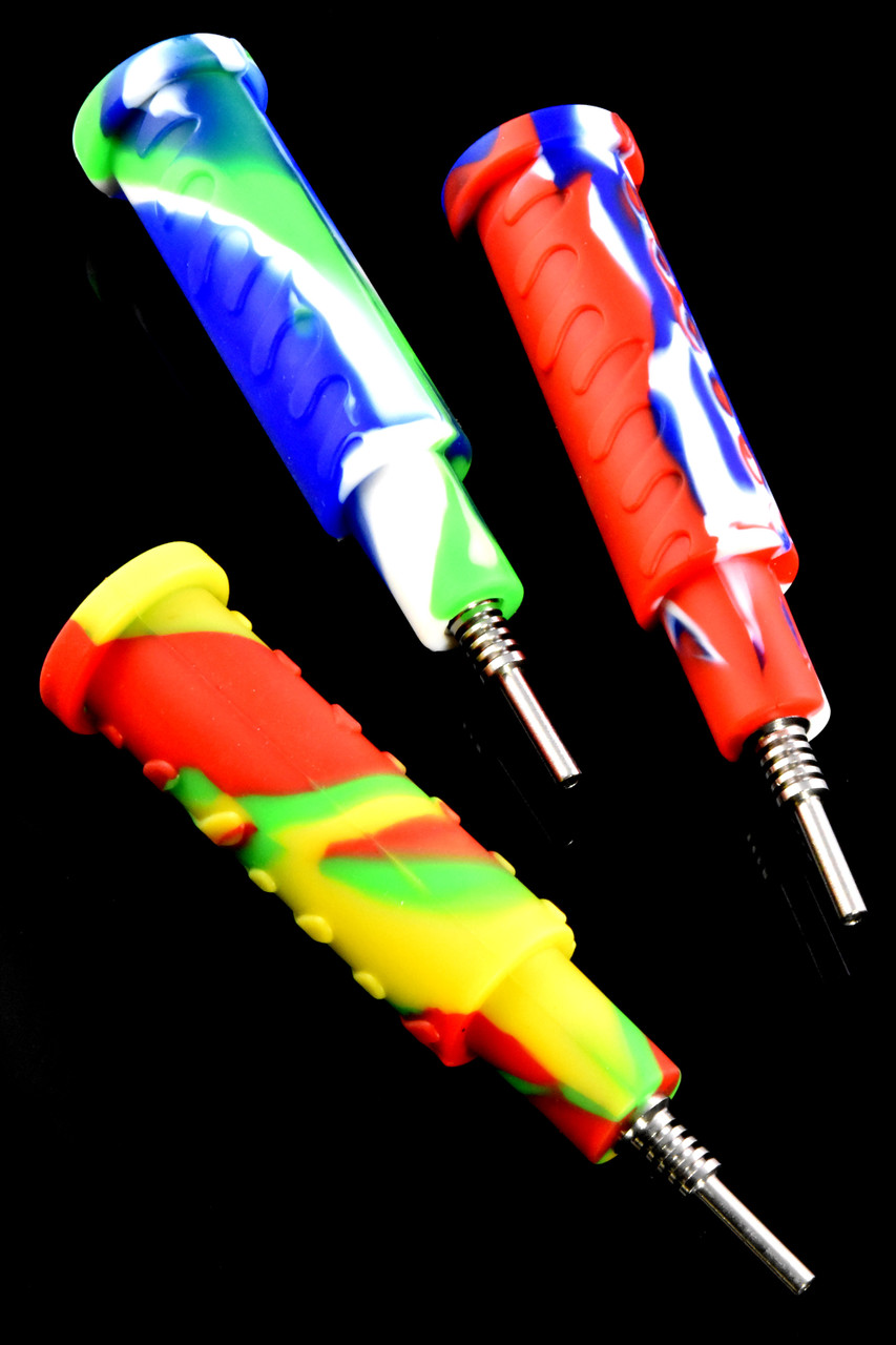 Colorful Multi Use Silicone Water Pipe - WP2687 | Bulk Rubber Bongs