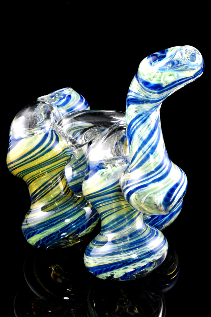 (Mix) Color Changing Quadruple Chamber Sherlock Glass Bubbler - B1365 ...