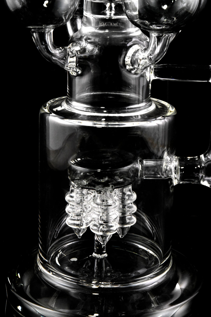 Large Stemless GoG Recycler Water Pipe with Tree Showerhead Perc ...