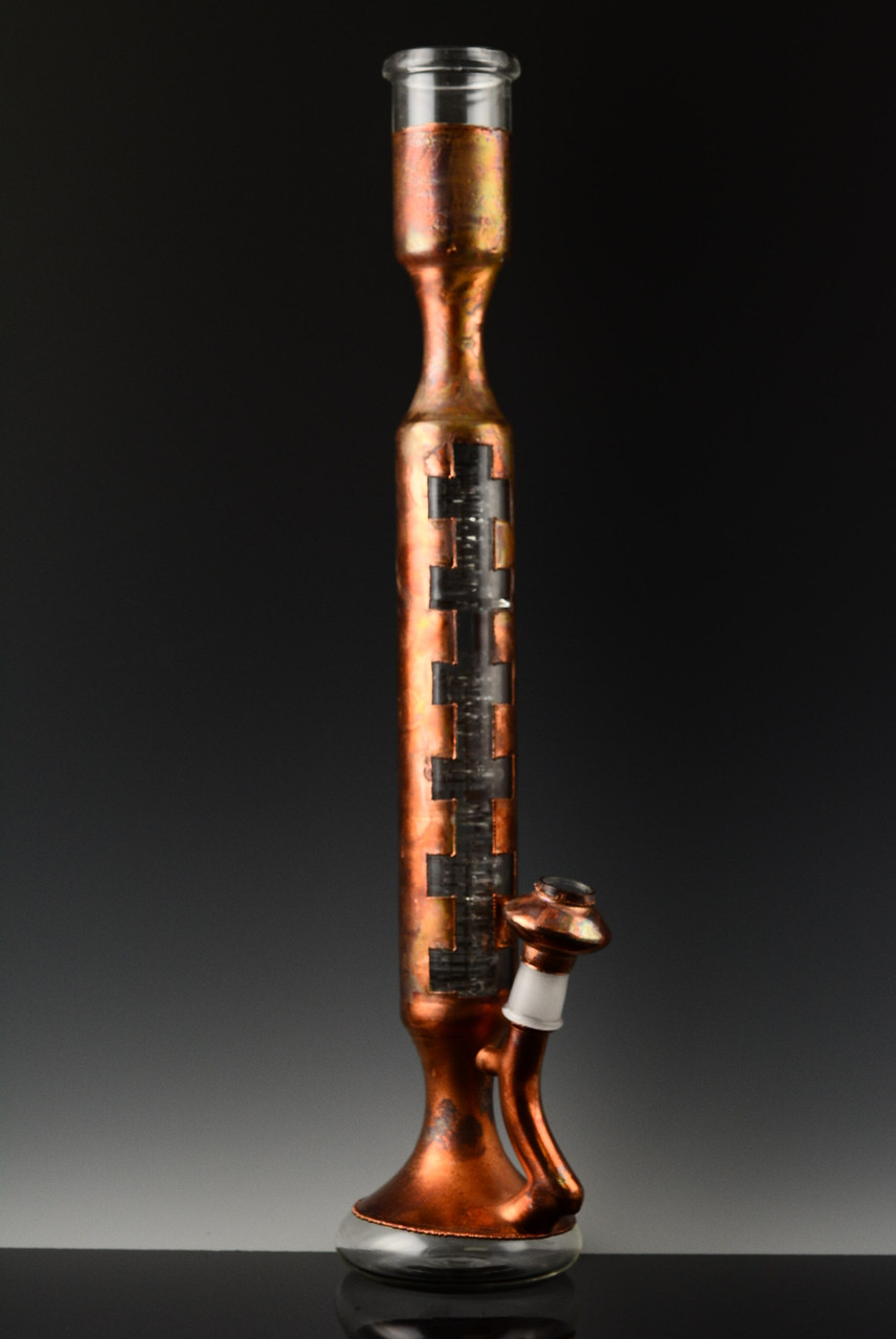 Large Stemless Concentrate Steampunk Copper Plated Water Pipe - WP299