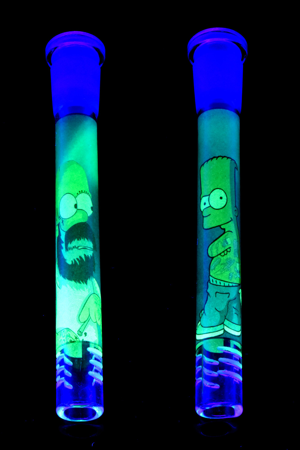 Large Glow in the Dark Simpsons GoG Beaker Water Pipe - WP3004 | Bongs ...