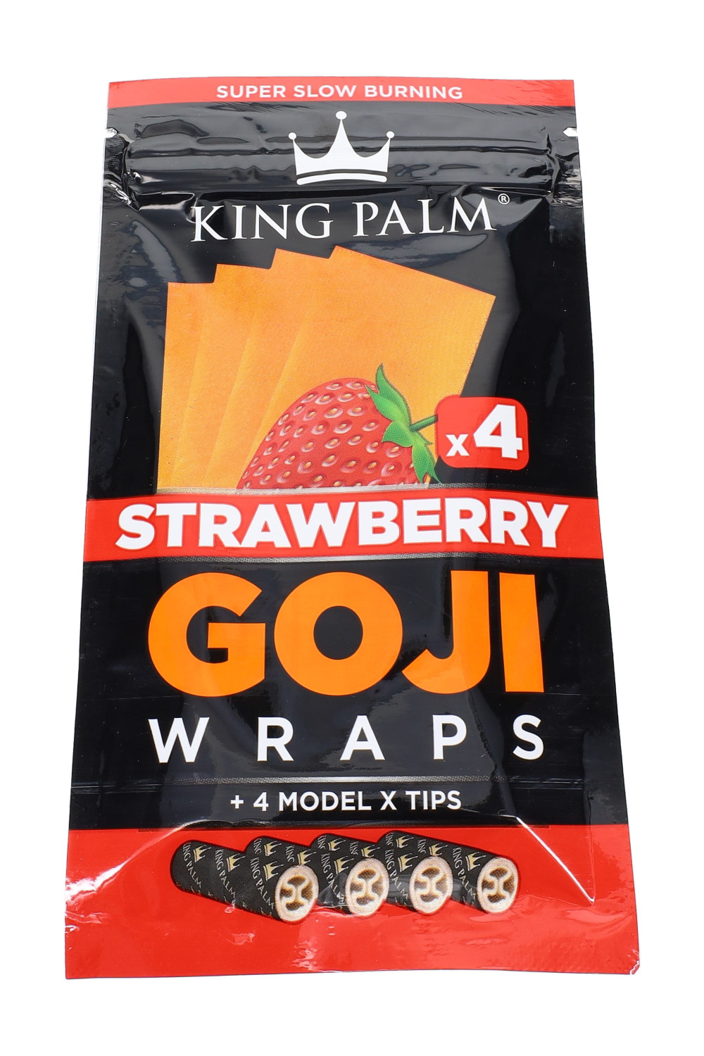 15-Pack King Palm Goji Wraps Display | SPS Wholesale