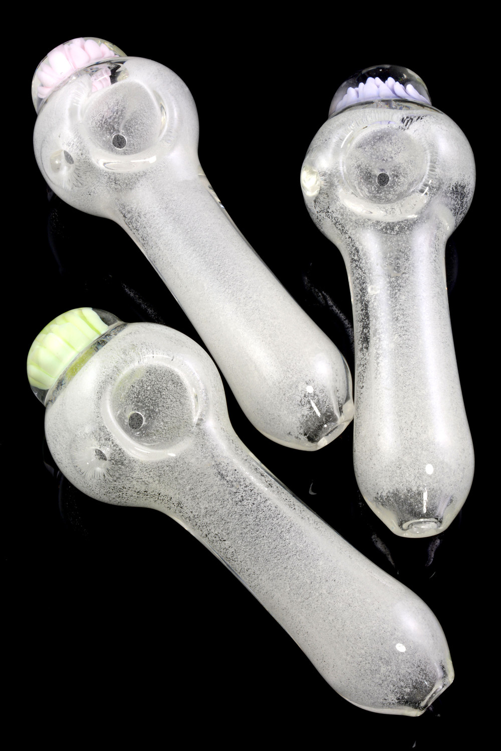 Thick Glow in the Dark Glass Marble Pipe - P1863 | Wholesale Head Shop ...