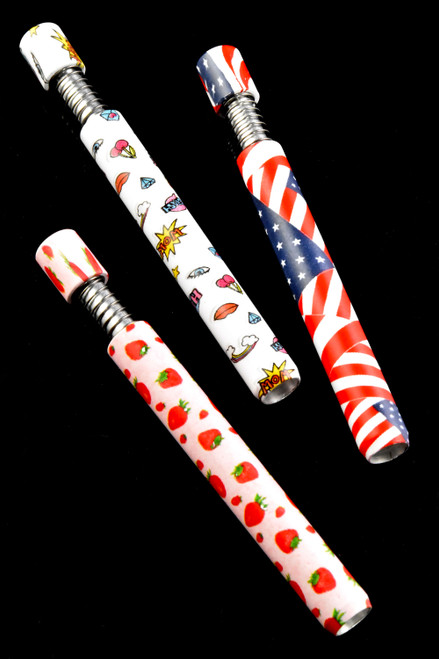 Large Metal Decal Print Spring Loaded Cigarette Bat - MP258 | Wholesale ...