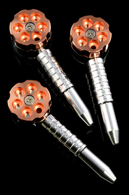 Zinc Alloy 37mm 3 Part Bullet Grinder Pipe - G0362 | Wholesale Hand Pipes