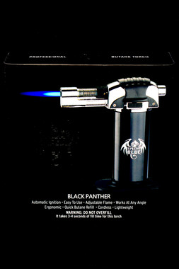 Special Blue Black Panther Torch Lighter - L0234 | Bulk Head Shop Supplies