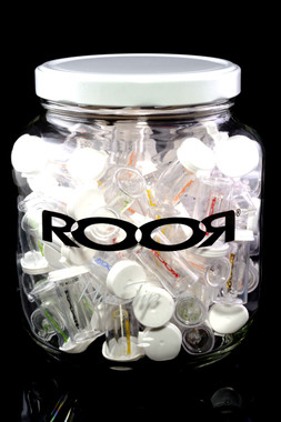 RooR Plus 8mm Tips Jar of 75 - RP307 | Bulk Smoke Shop Accessories