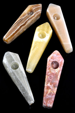 Small Onyx Pipe - W0251 | Wholesale Stone Smoking Pipes