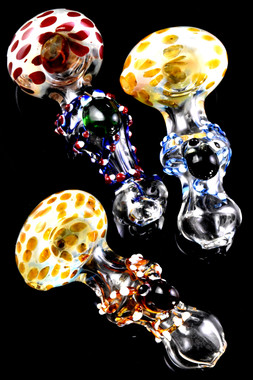 Color Changing Dotted Glass Octopus Pipe - P2650 | Bulk Smoking Pipes ...