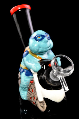 Ceramic Motorcycle Turtle Water Pipe - WP2742 | Bulk Novelty Bongs