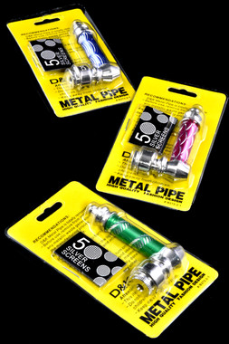 Diamond Cut Metal Pipe Gift Set with Screens - MP238 | Wholesale Head ...