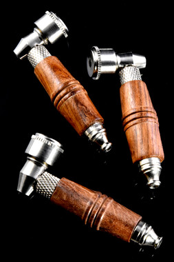Small Wood Sleeve Metal Pipe with Cap - MP246 | Bulk Cheap Metal Pipes