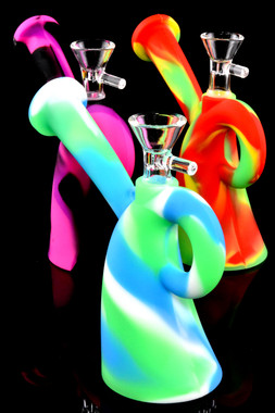 Mini Colorful Silicone Loop Water Pipe - WP2823 | Wholesale Smoke Shop ...
