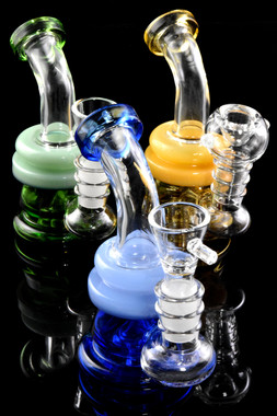 Mini Stemless GoG Water Pipe with Showerhead Perc - WP2870 | Wholesale ...
