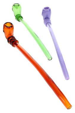 12" Long Glass Sherlock Pipe – P2971 | SPS Wholesale