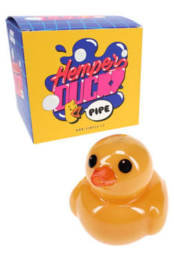 3" Hemper Ducky Glass Hand Pipe | SPS Wholesale