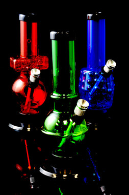 6" Mini Acrylic Water Pipe - WP153 | Wholesale Plastic Water Pipes