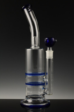 (US Made) Large Stemless GoG Water Pipe with Honeycomb Disk - WP319