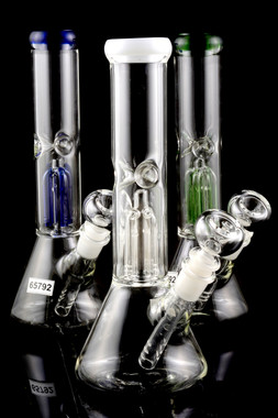 Small Glass on Glass Beaker with Tree Percolator - WP1442