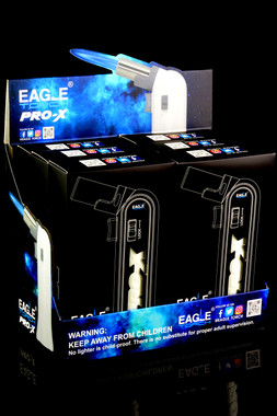 6 Pc Eagle Pro-X Torch Lighter Display - L0199 | Bulk Smoking Lighters