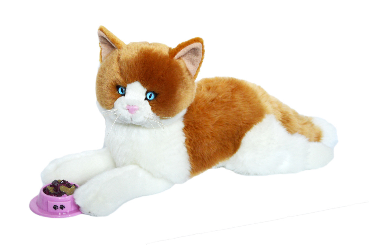 Peaches Plush Orange Tabby Cat