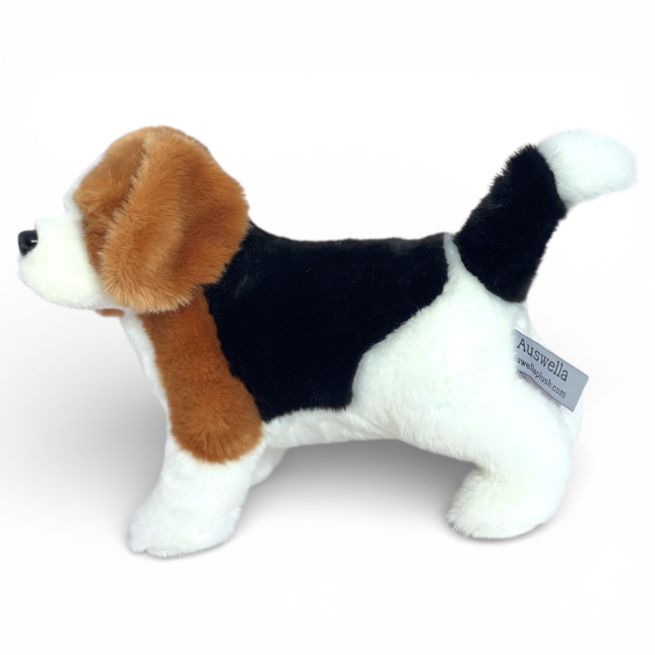 Auswella® Oliver the Beagle Plush – 11 Inch Premium Stuffed Dog, Ultra ...