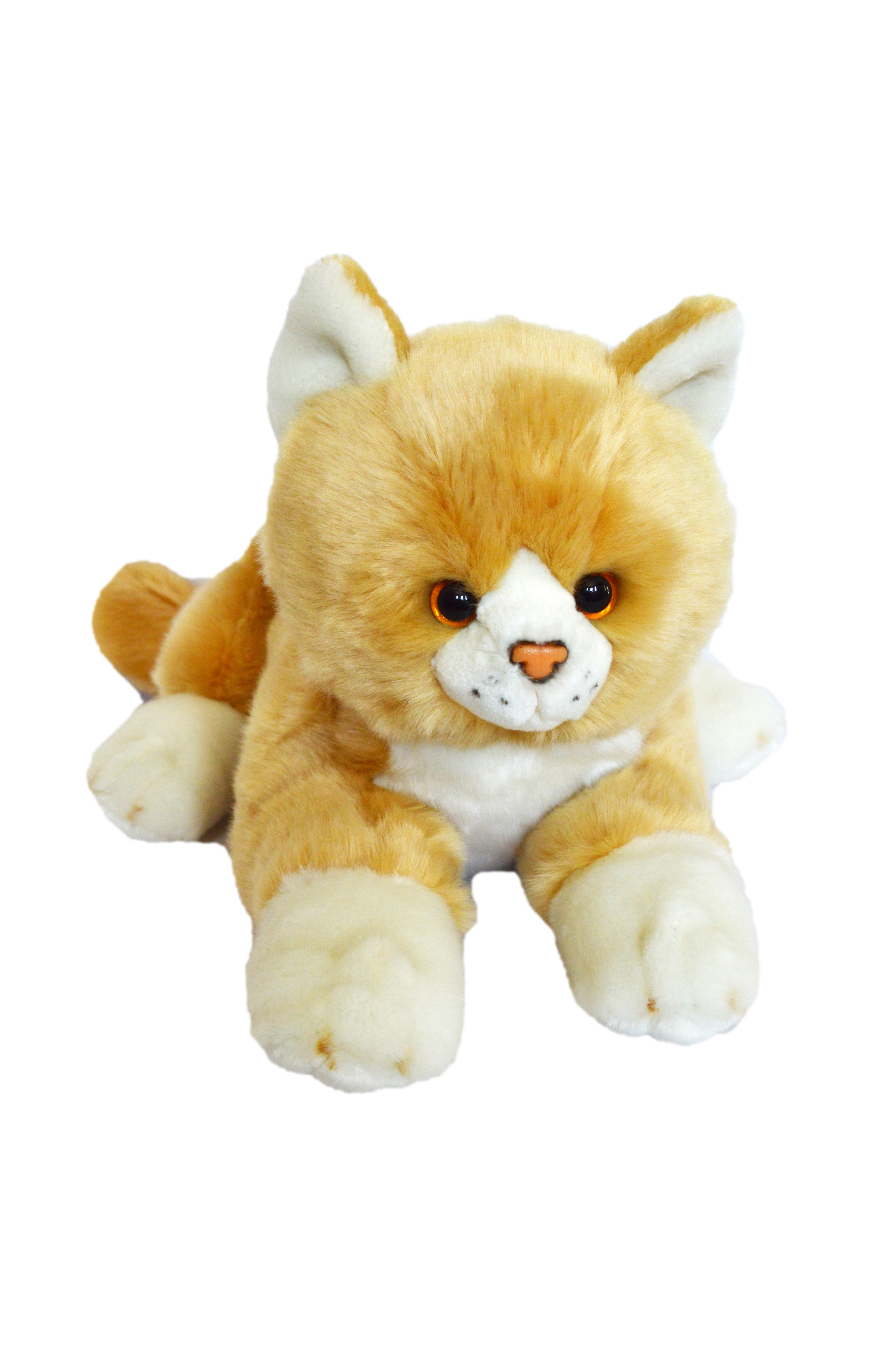Peaches Plush Orange Tabby Cat