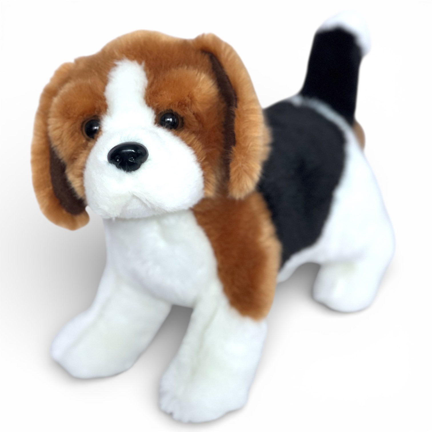 Auswella® Oliver the Beagle Plush – 11 Inch Premium Stuffed Dog, Ultra ...