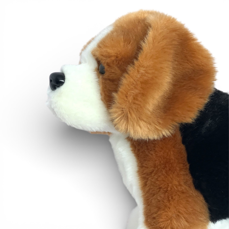 Auswella® Oliver the Beagle Plush – 11 Inch Premium Stuffed Dog, Ultra ...