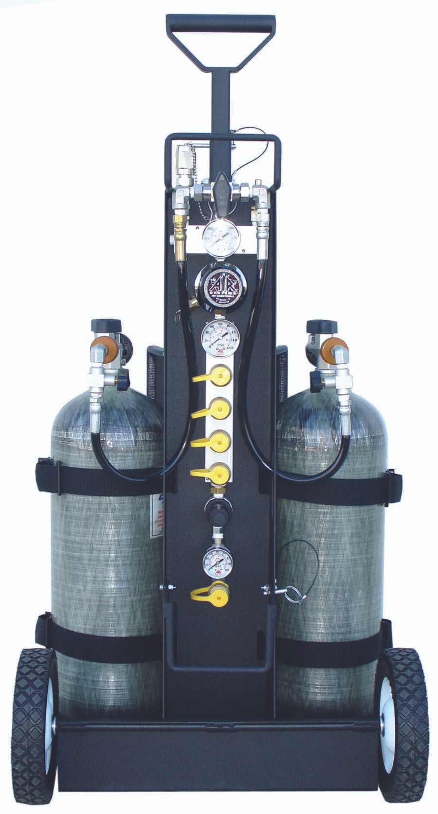 Air Systems MP-4R MULTI-PAK Air Cylinder Cart | Western Safety Products