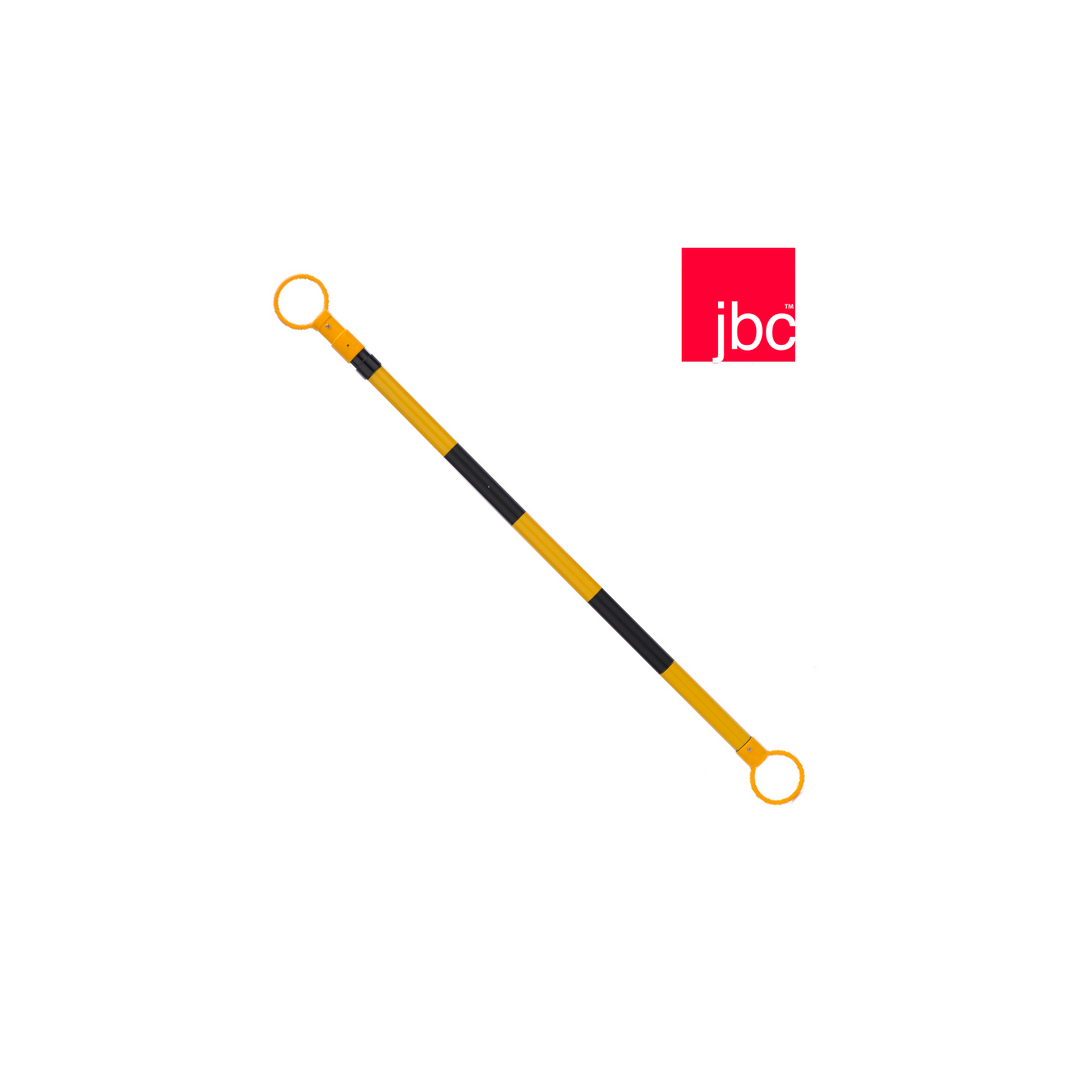 JBC RCB6 Engineered Grade Retractable Cone Bar, 3.35 ft Retract X 6.6 ...