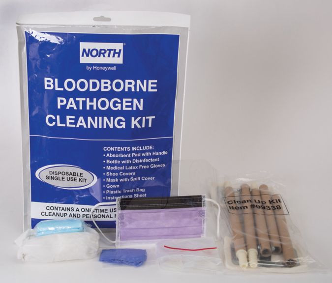 Honeywell North 019740-0027L Bloodborne Pathogen Response Kit, 18 - 24 ...
